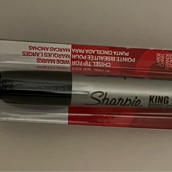 Sharpie | Office | Sharpie King Size Permanent Markers Large Chisel Tip ...